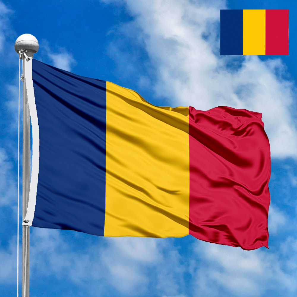 Flag of Chad • photo • description 🏁 FlagsSite.com