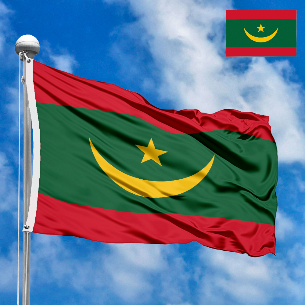Flag of Mauritania • photo • description 🏁 FlagsSite.com