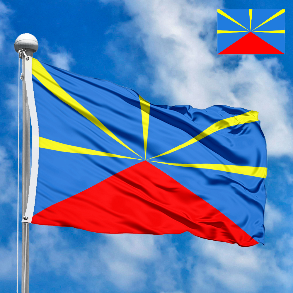 Flag of Reunion • photo • description 🏁 FlagsSite.com