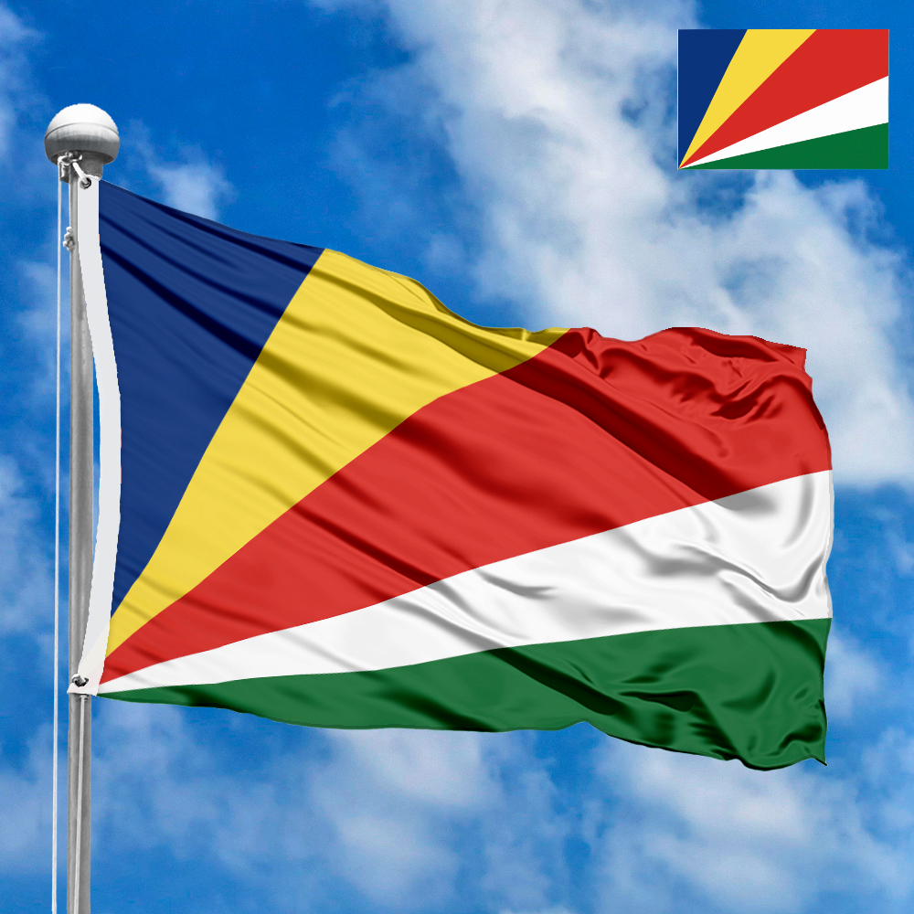 Flag of Seychelles • photo • description 🏁 FlagsSite.com