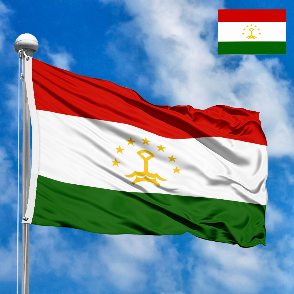 Flag of Tajikistan • photo • description 🏁 FlagsSite.com