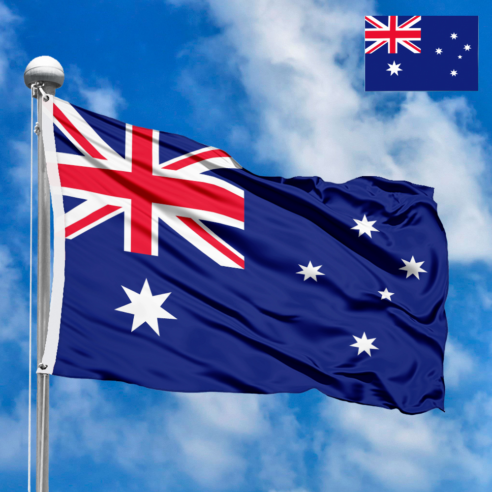 Drapeau de l'Australie • photo • description 🏁 FlagsSite.com