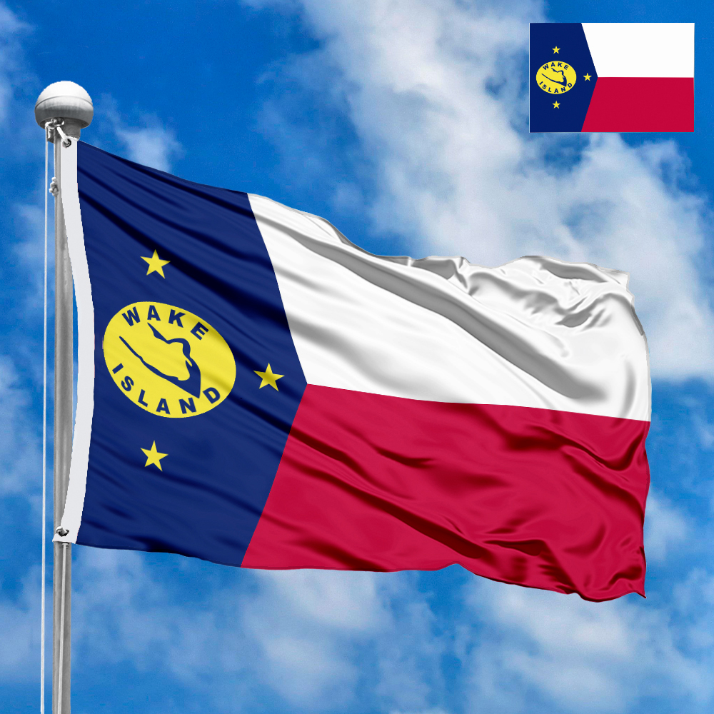 Flag of Wake Island • photo • description 🏁 FlagsSite.com