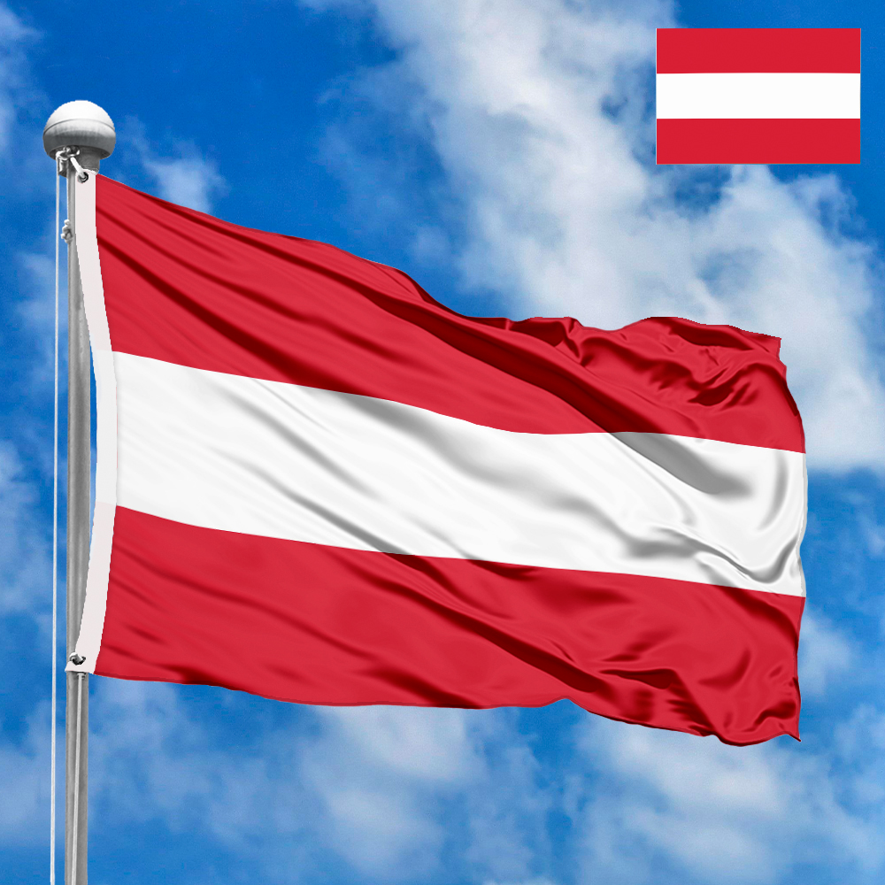 Flag of Austria • photo • description 🏁 FlagsSite.com