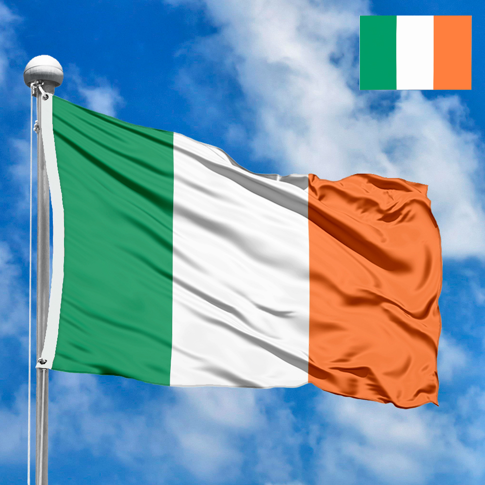 Flag of Ireland • photo • description 🏁 FlagsSite.com