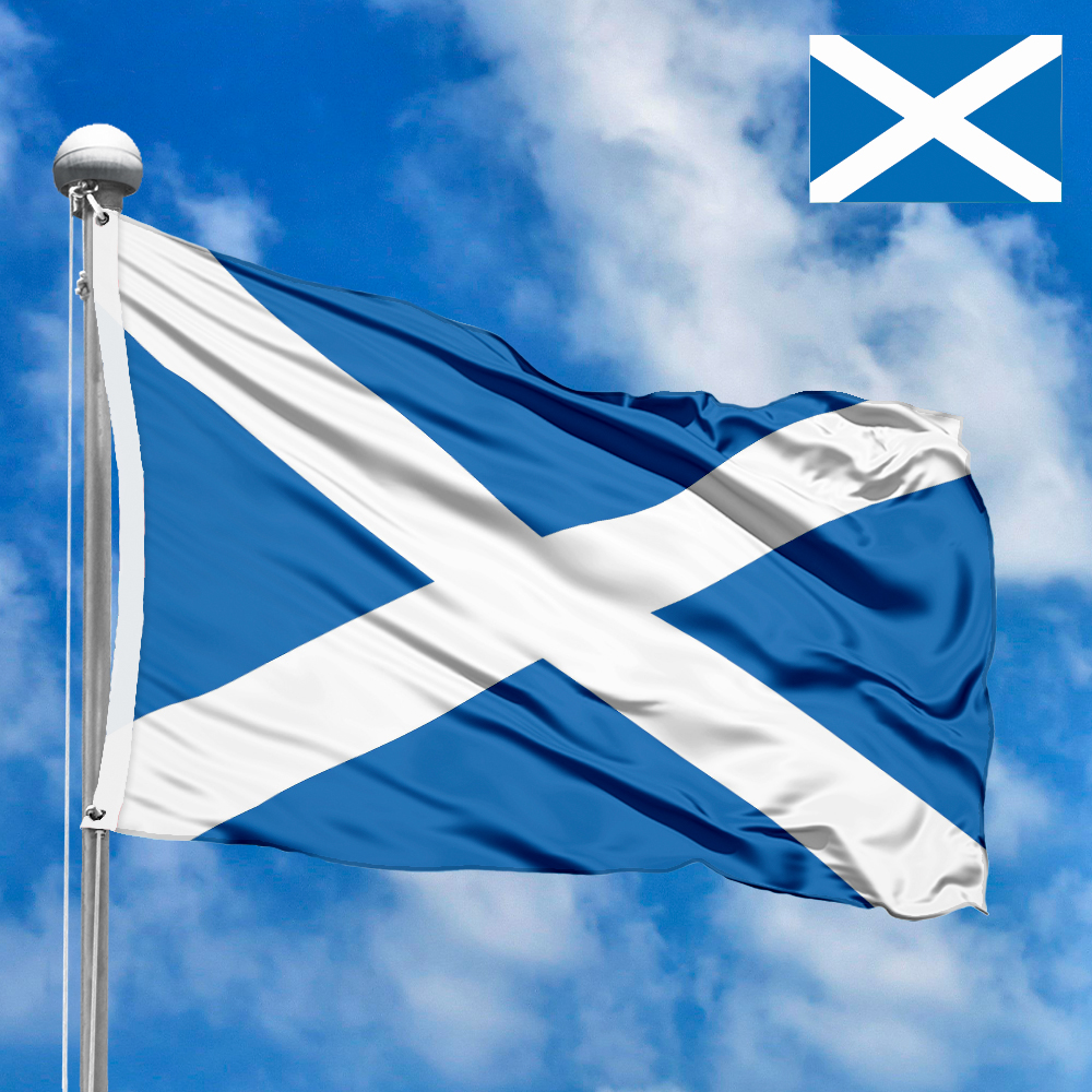 Flag of Scotland • photo • description 🏁 FlagsSite.com