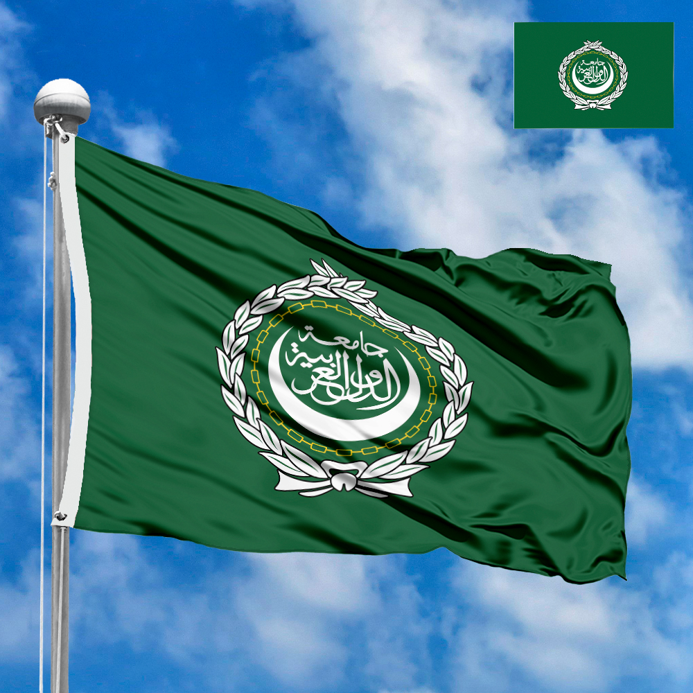 Flag of the League of Arab States • photo • description 🏁 FlagsSite.com