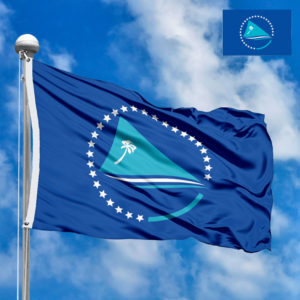 Flag of the Pacific Community • photo • description 🏁 FlagsSite.com