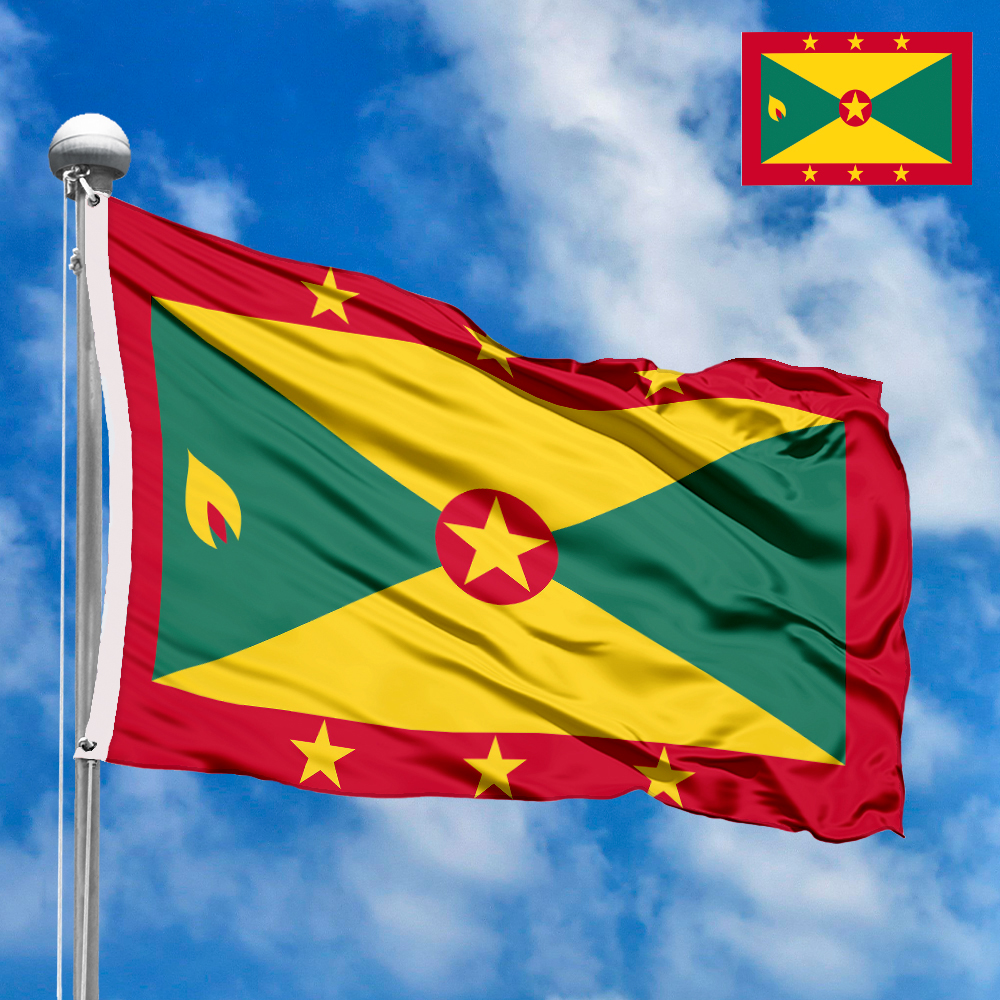 Flag of Grenada • photo • description 🏁 FlagsSite.com