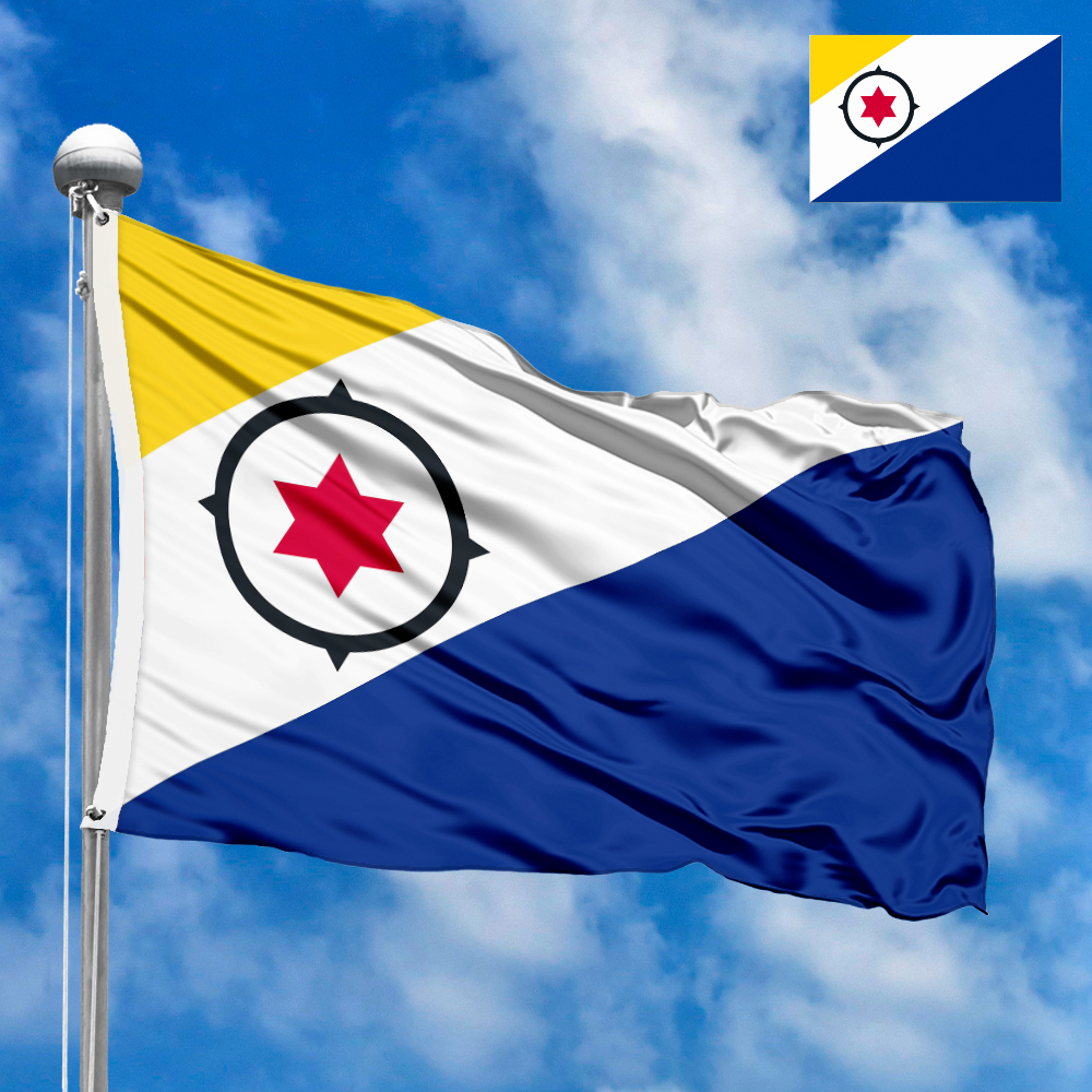 Flag of Bonaire • photo • description 🏁 FlagsSite.com